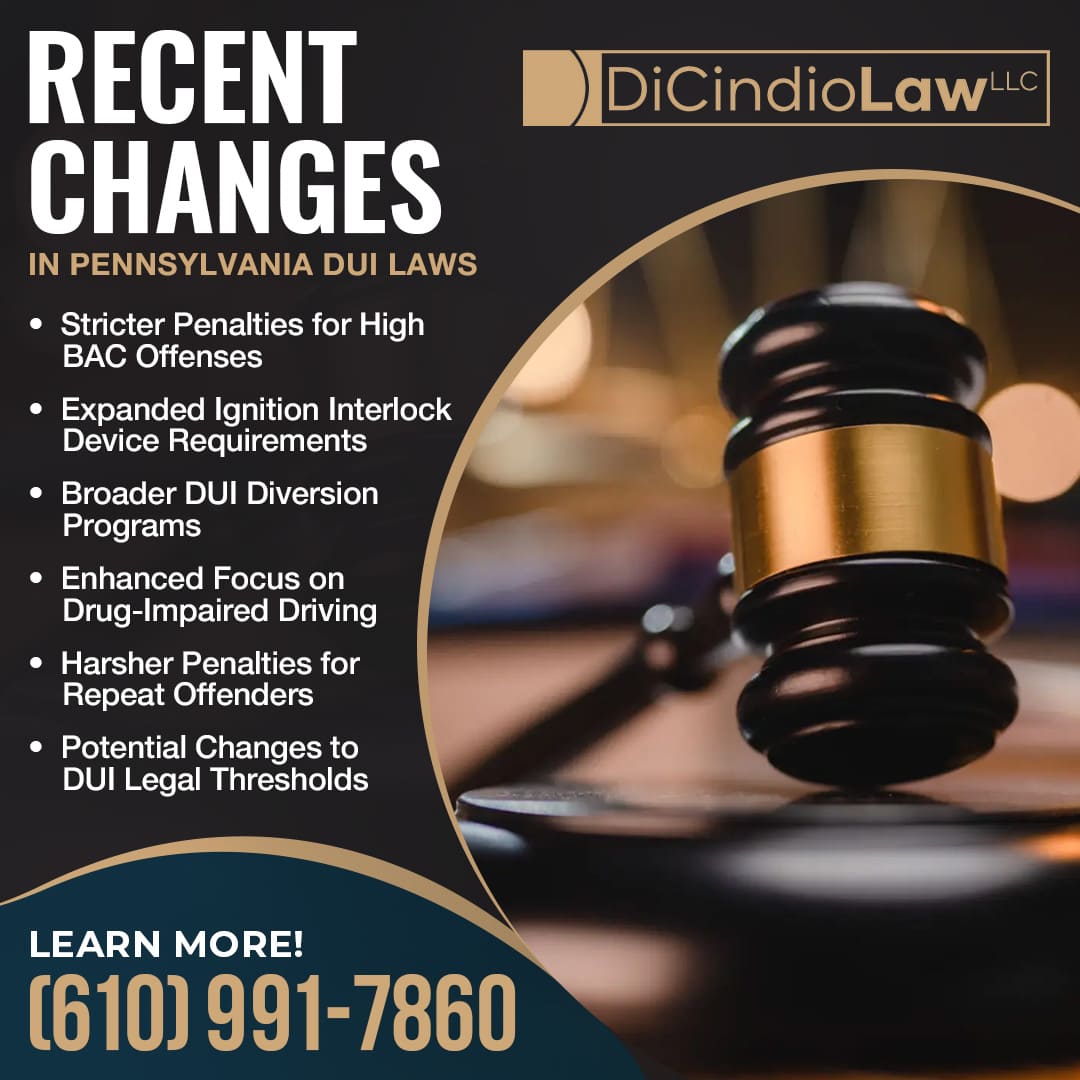How Recent Changes in Pennsylvania DUI Laws Affect Defendants in West ...